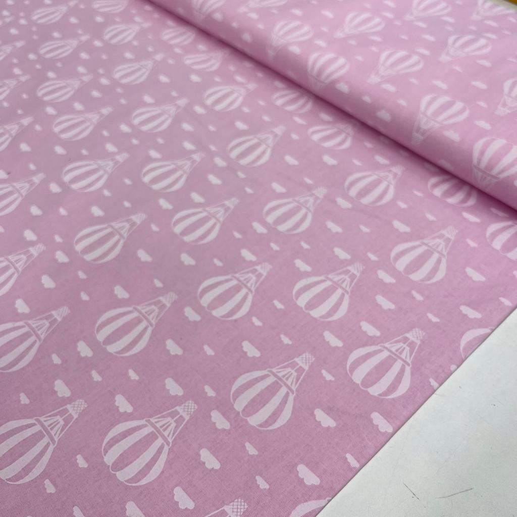 Tricoline Balão Rosa