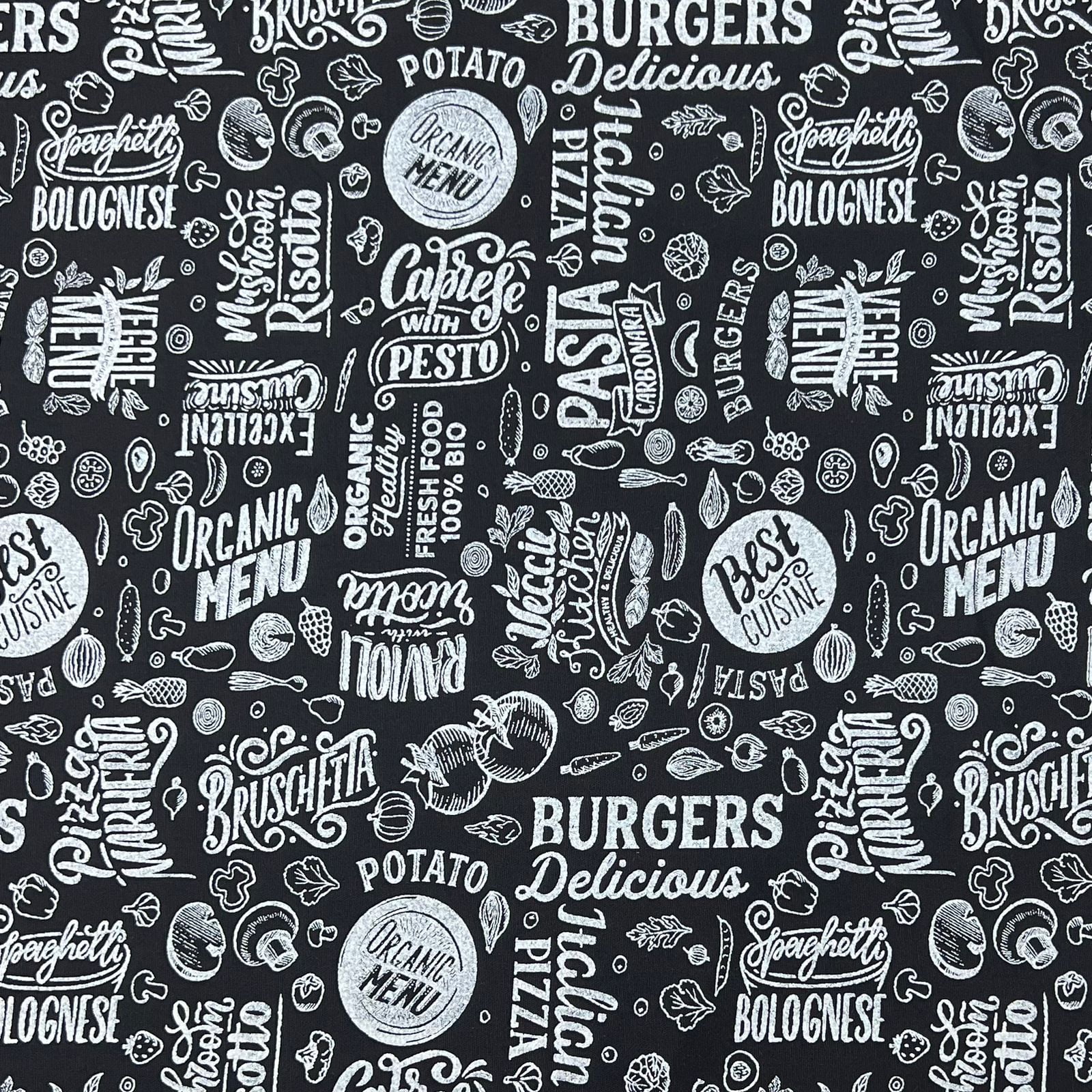 Tricoline Chef de Cozinha Preto