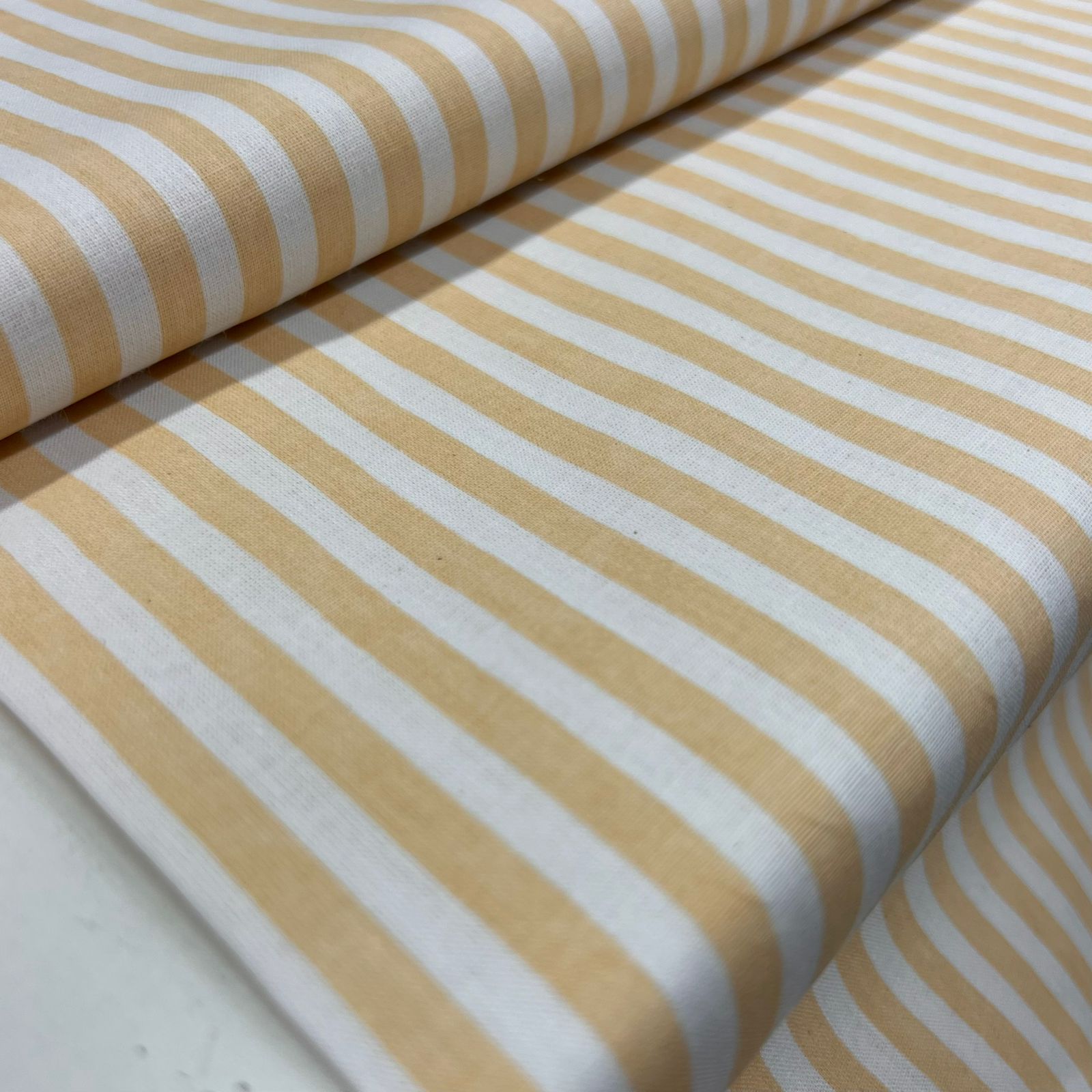 Tricoline Listrado Grosso Salmão